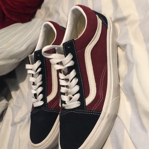 Vans | Shoes | Red Black White Vans Off The Wall | Poshmark